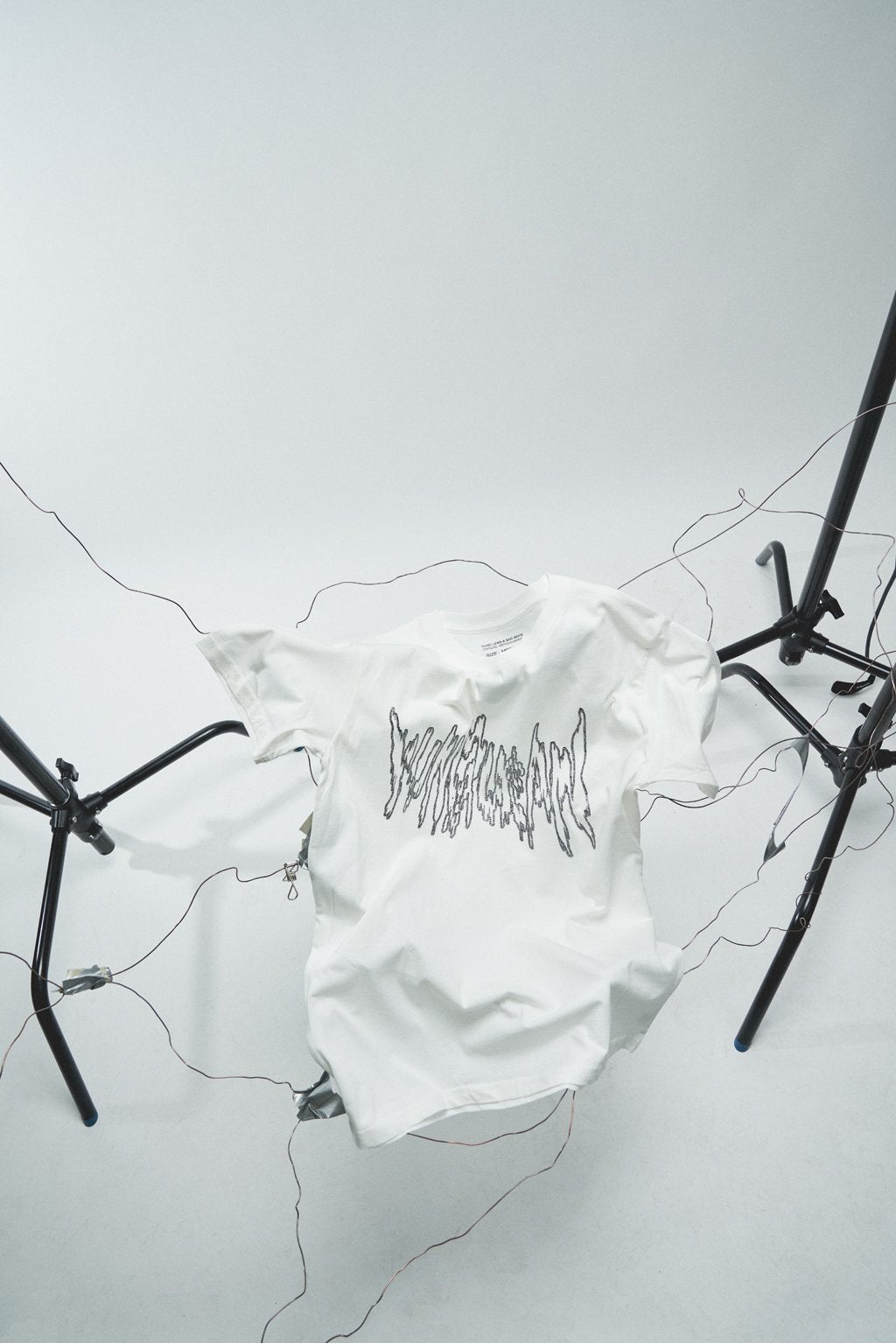 METAL LOGO T-SHIRT (WHITE) – Yung Lean & Sad Boys Official Merchandise (NA)